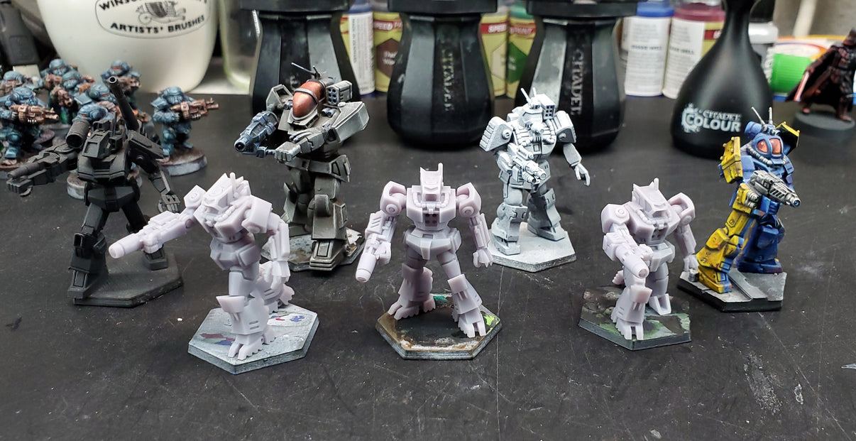 RETROTECH: "Prowler" Light Mech – Thunderhead Studio