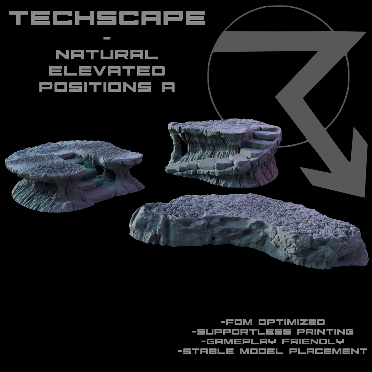 TECHSCAPE: Natural Elevated Positions (28mm) – Thunderhead Studio
